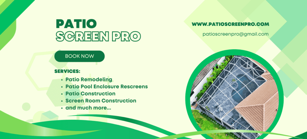The ultimate guide to patio screen construction